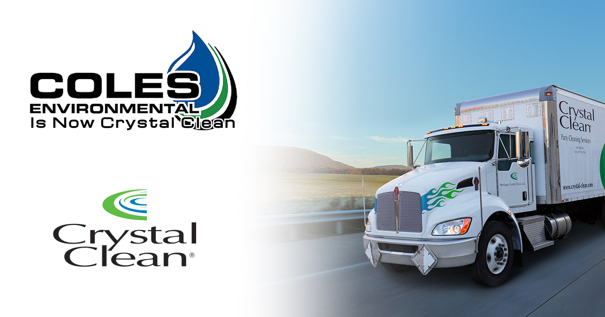 Crystal Clean Announces Acquisition of Coles Environmental | Crystal Clean