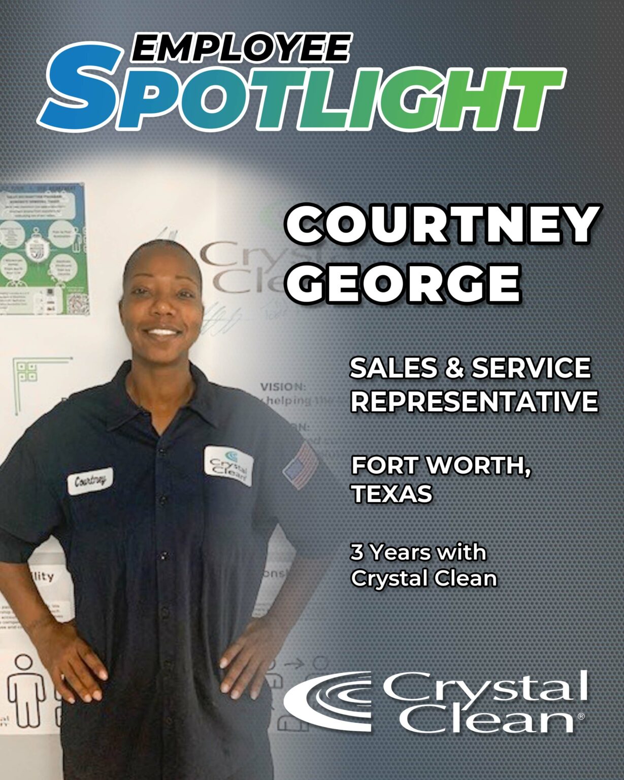 Employee Spotlight - Courtney George | Crystal Clean